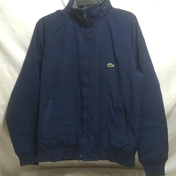 Lacoste | Jackets & Coats | Vintage Lacoste Zip Up Jacket Wzip Up ...